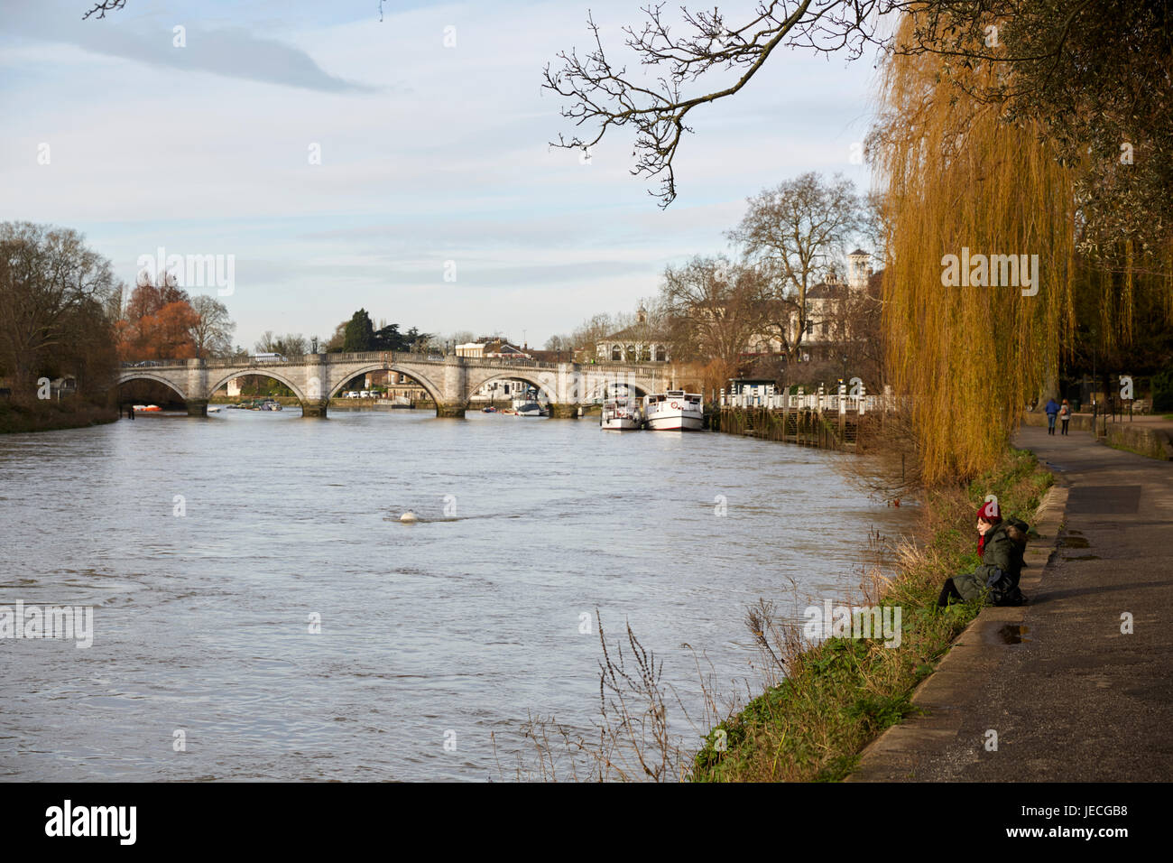 Riverfront Views, London, UK Stock Photo - Alamy