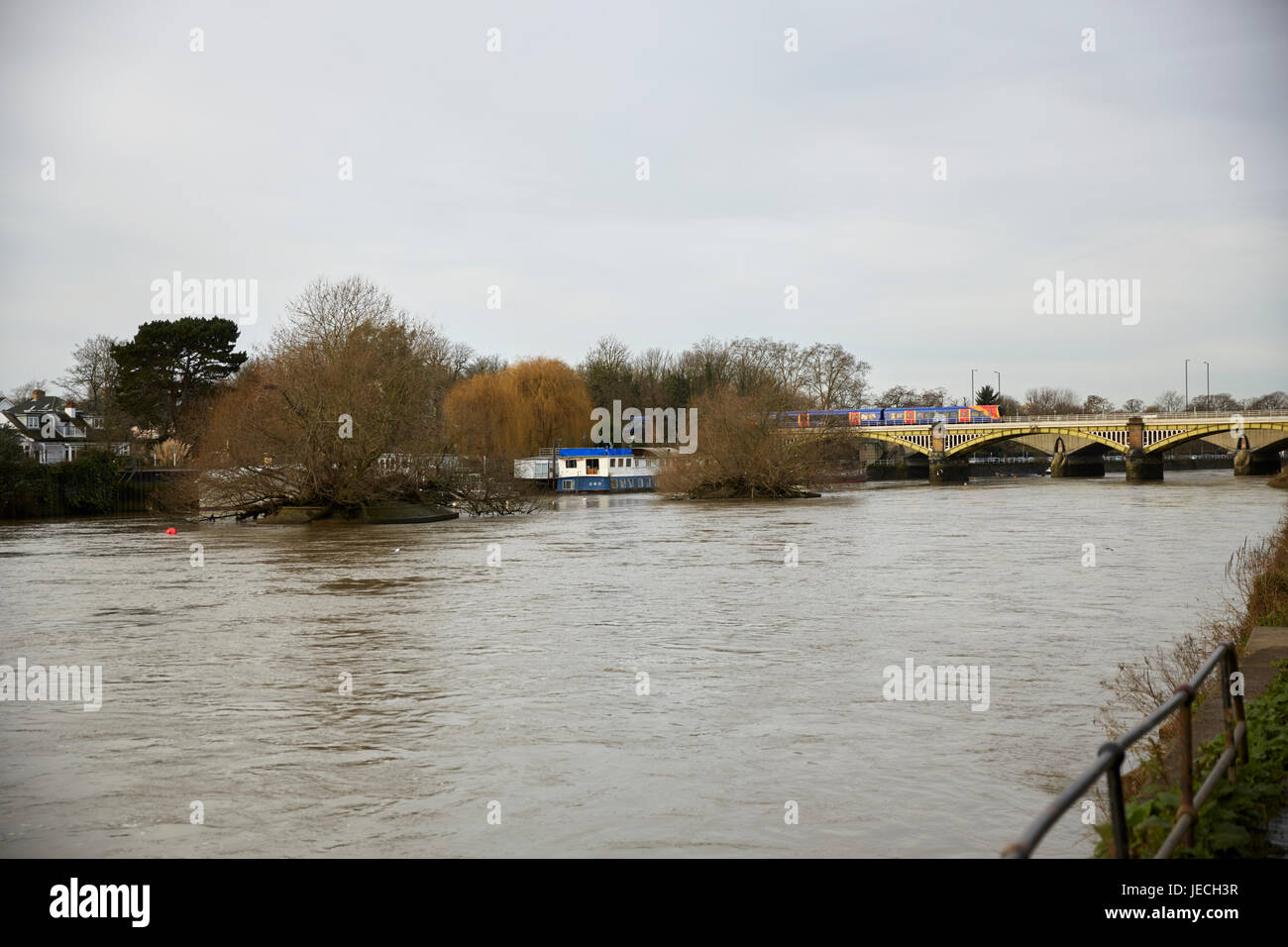 River Front Views in Richmond, London, UK Stock Photo - Alamy