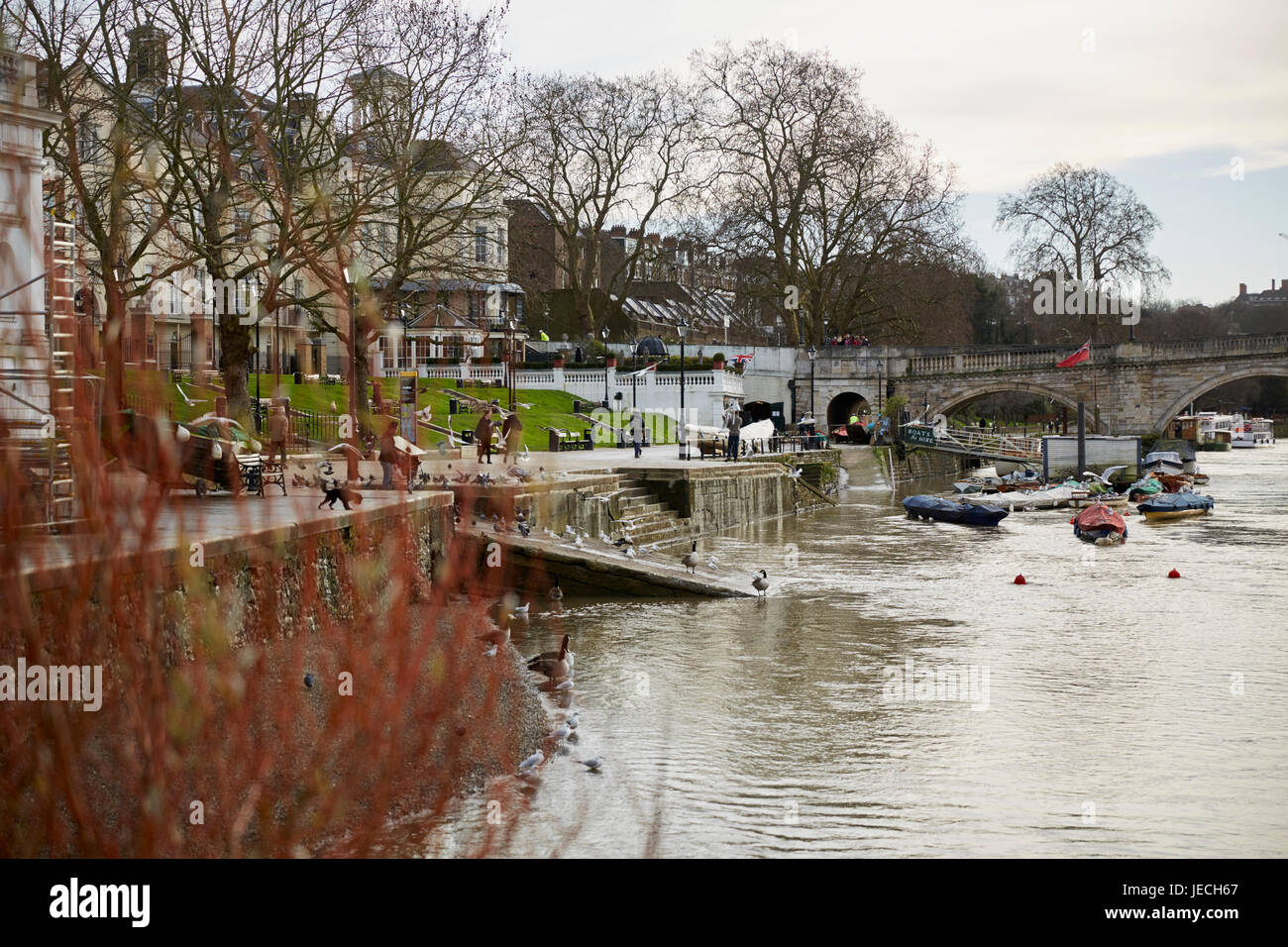 Riverfront Views, London, UK Stock Photo - Alamy