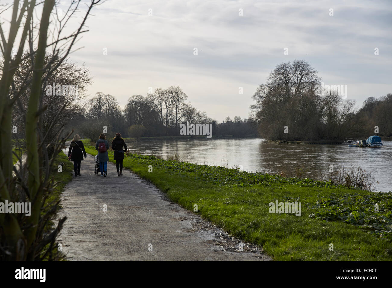 River Front Views in Richmond, London, UK Stock Photo - Alamy