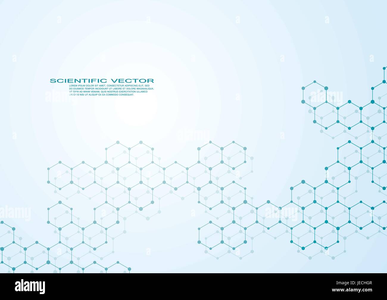 Hexagonal structure molecule dna of neurons system, genetic and ...