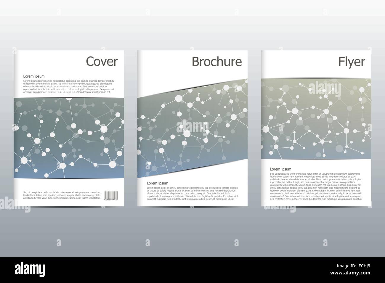 Brochure template layout, flyer, cover, annual report, magazine in A4 ...
