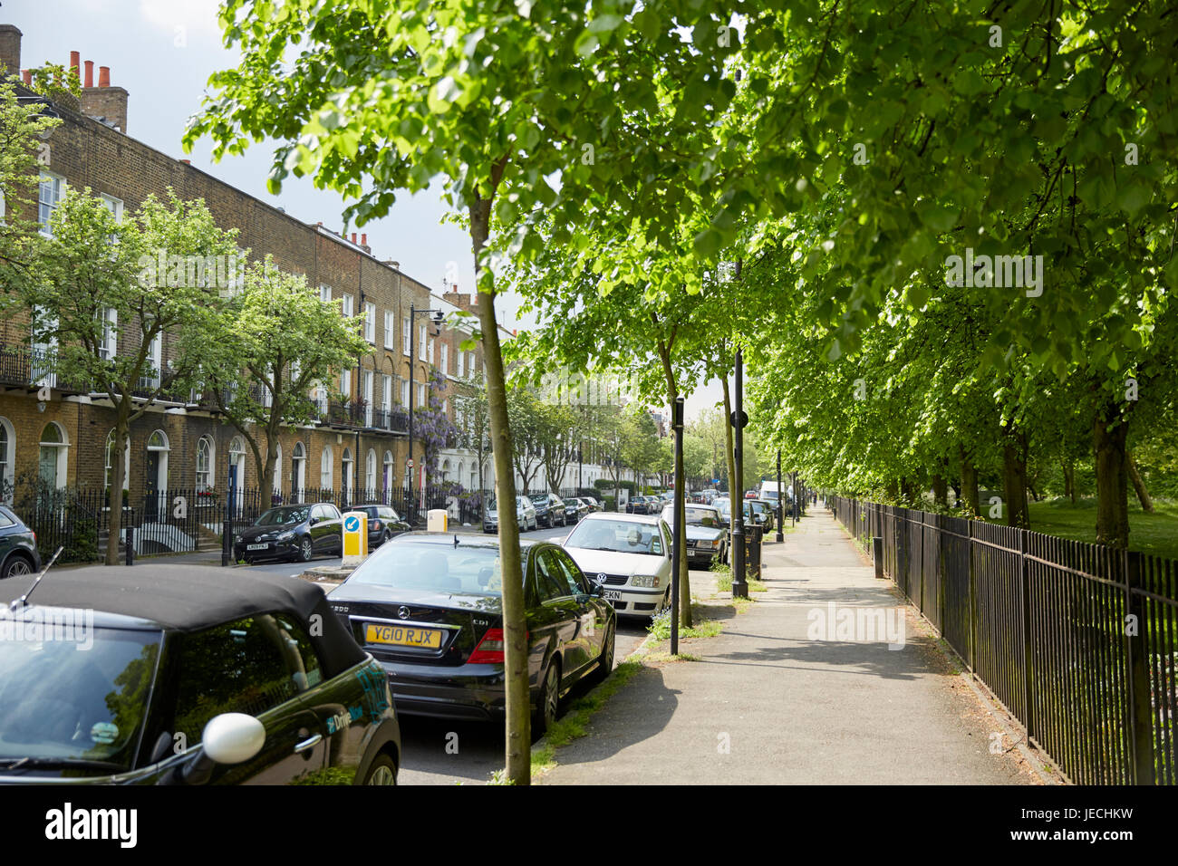 Barnsbury Road, London, UK Stock Photo - Alamy