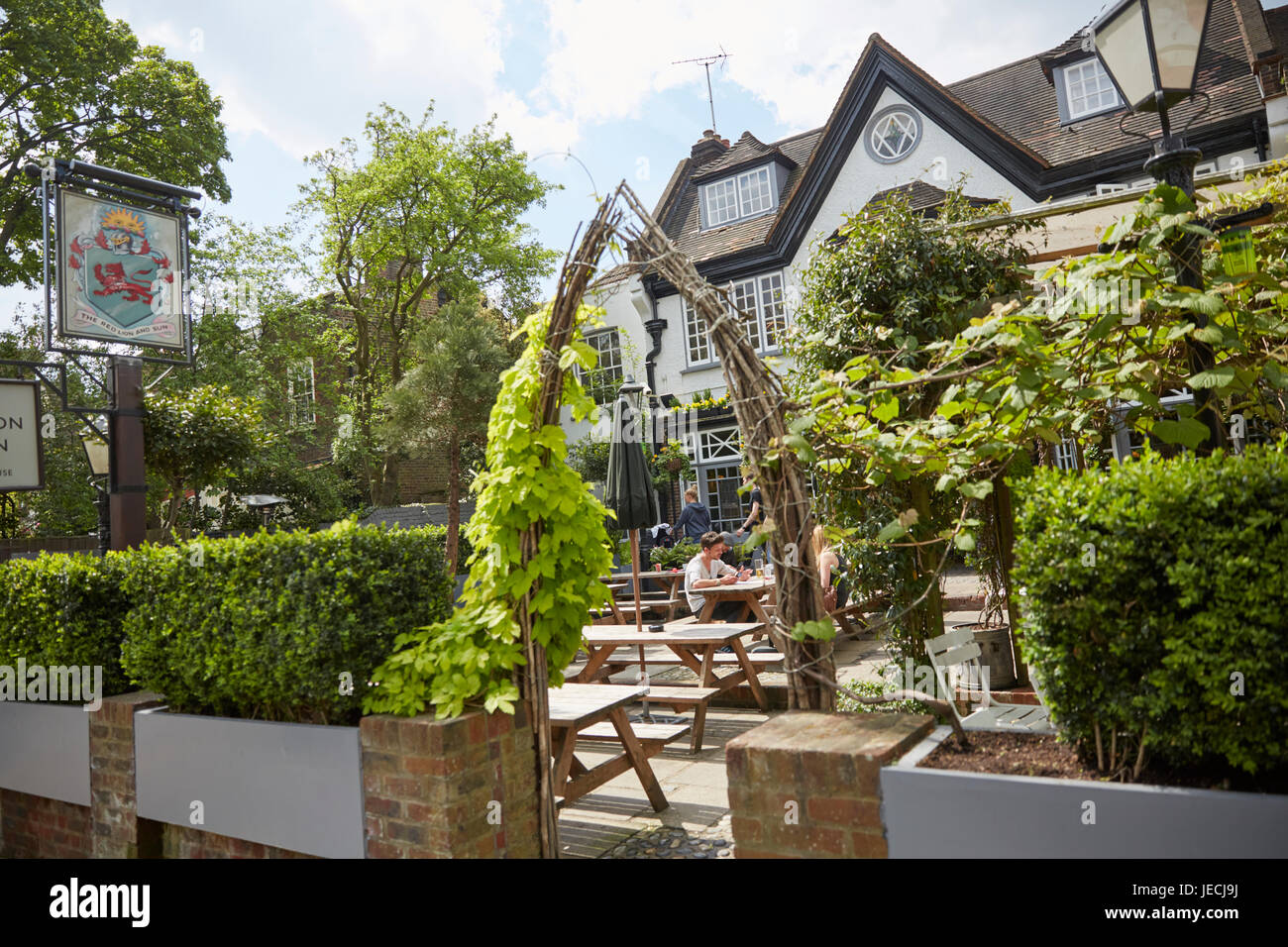 Red Lion & Sun, London, UK Stock Photo - Alamy