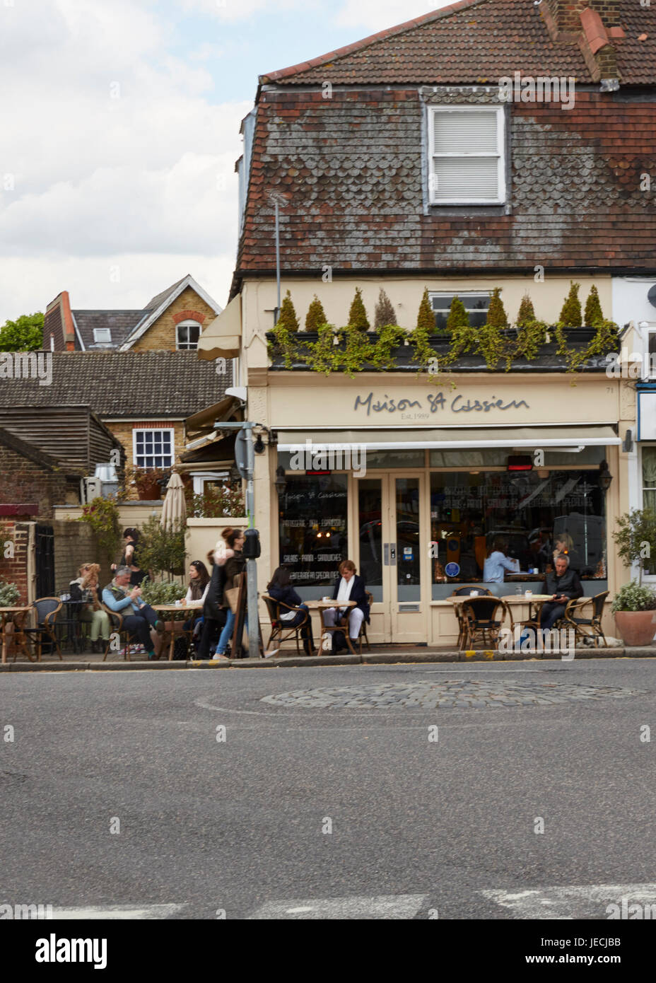 Maison St Casssien, London, UK Stock Photo - Alamy