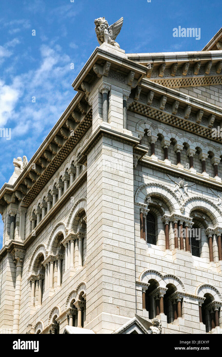 edifice of Saint Nicholas Cathedral (Monaco Cathedral) in Monaco city ...
