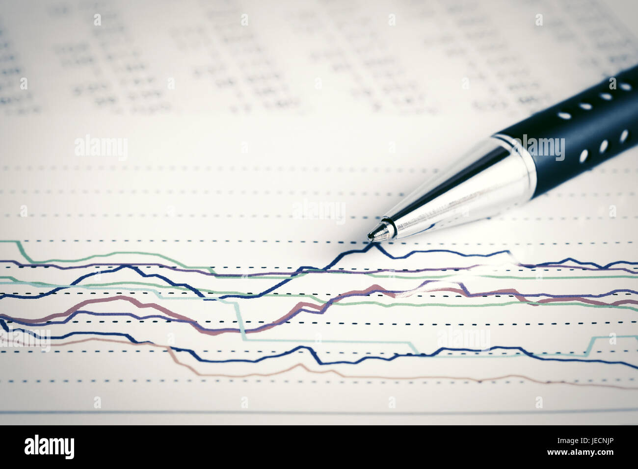Financial graphs and charts analysis Stock Photo - Alamy