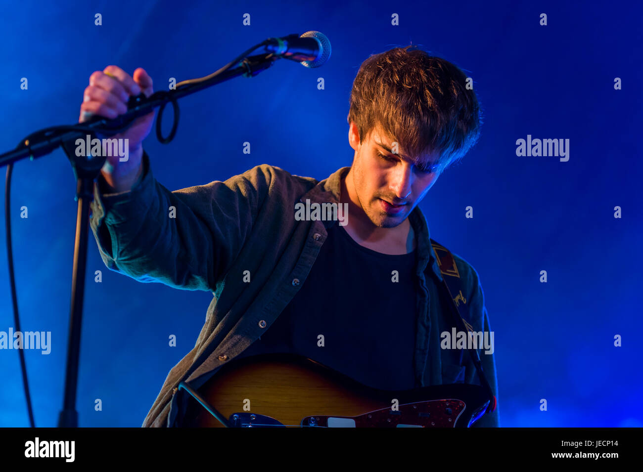 Thornhill, Scotland, UK - August 27, 2016: Joe Atkinson of English ...
