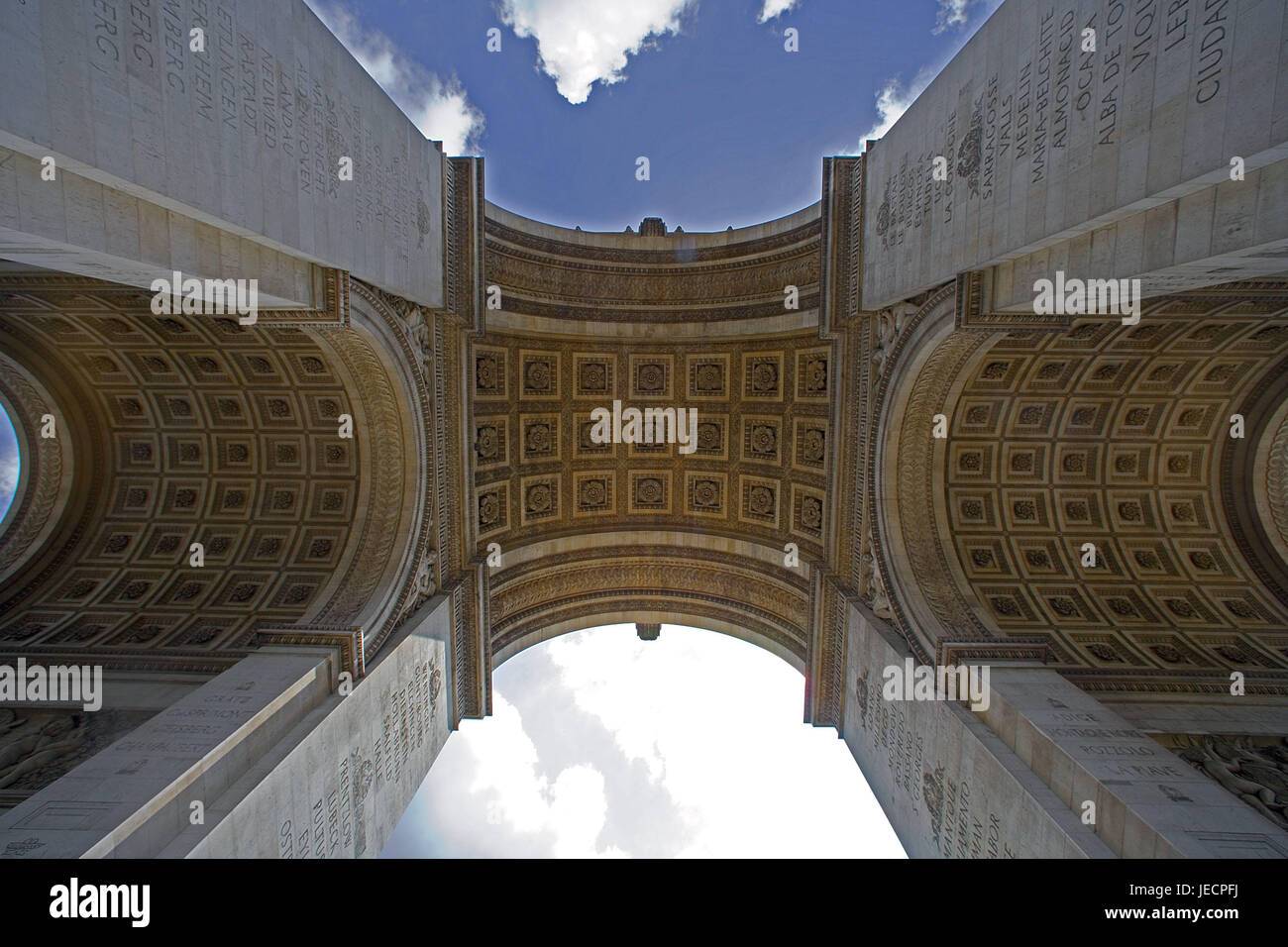 France, Paris, Arc de Triomphe, capital, triumphal arch, archway, goal ...