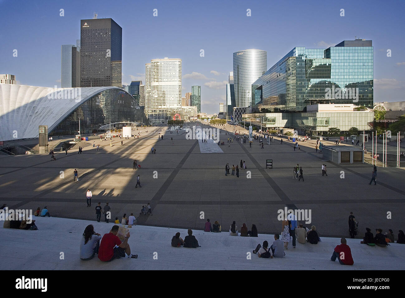 France, Paris, La Defense, office building, square, tourist, capital ...
