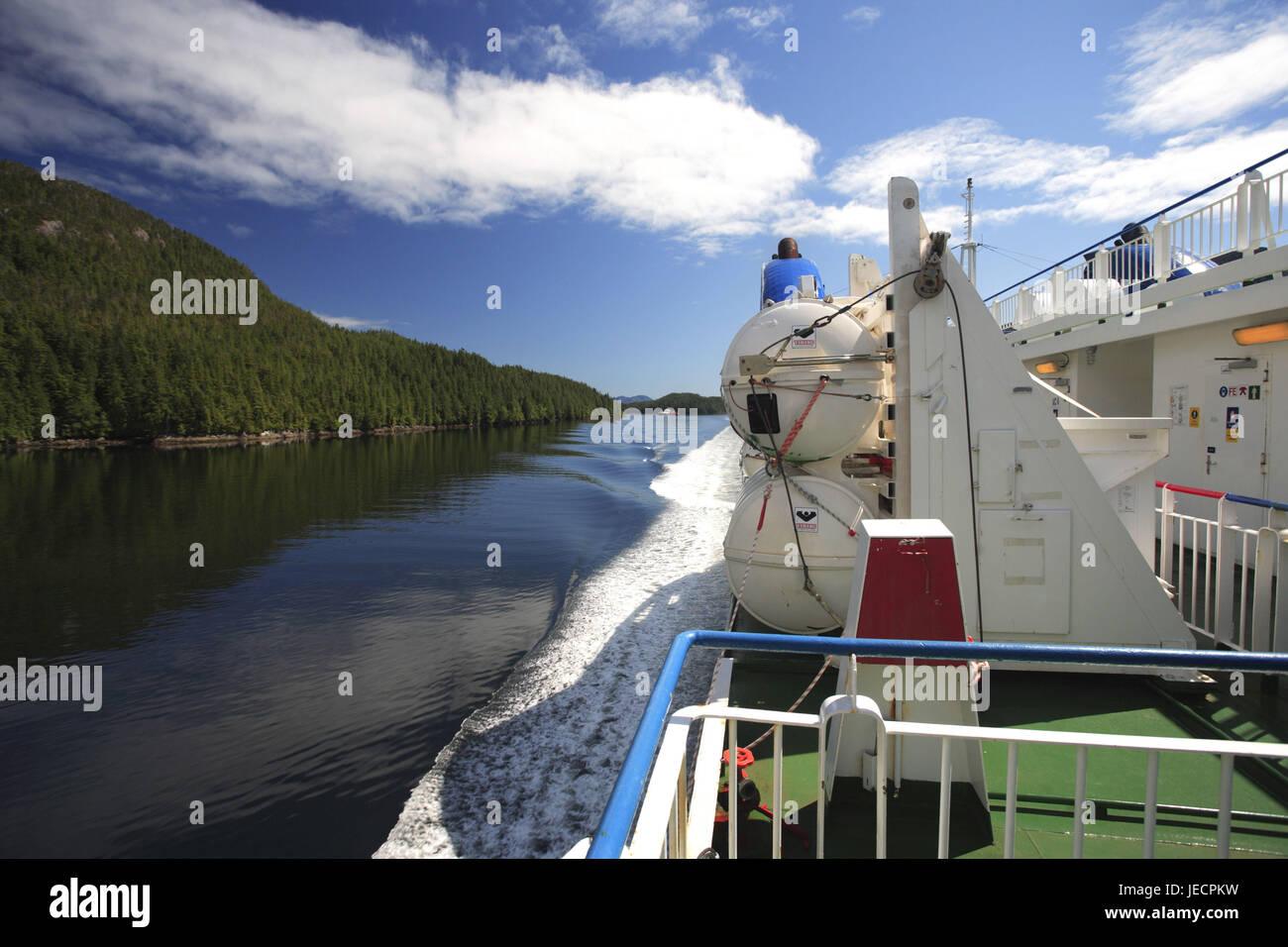 Canada, British Columbia, 'Great Bear Rainforest', Boat bluff, Tolmie ...