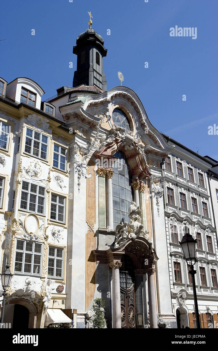 Facade of asam church hi-res stock photography and images - Alamy