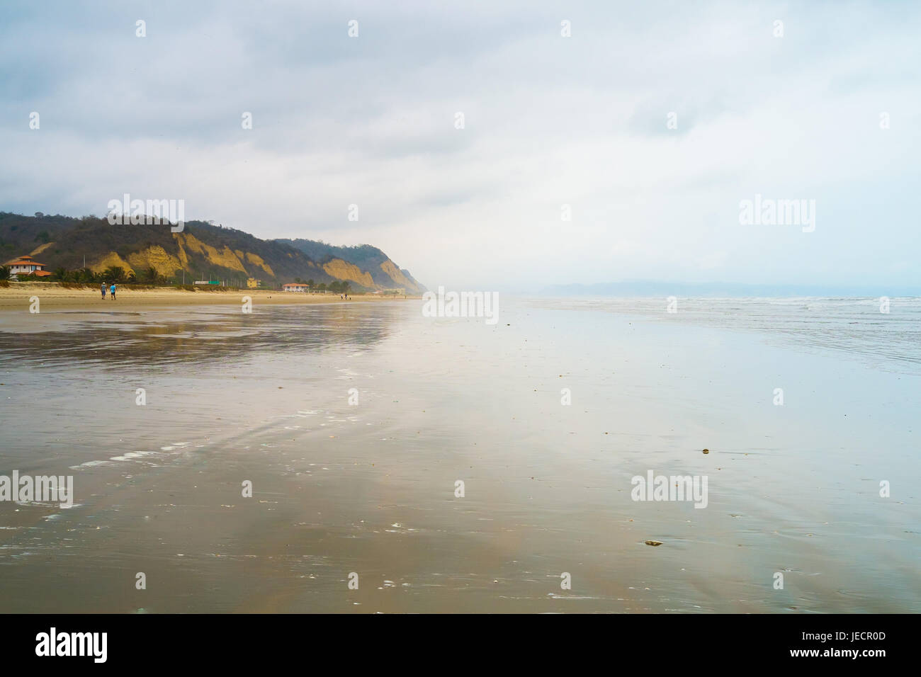 Beach of the village of Canoa, Ecuador Stock Photo - Alamy