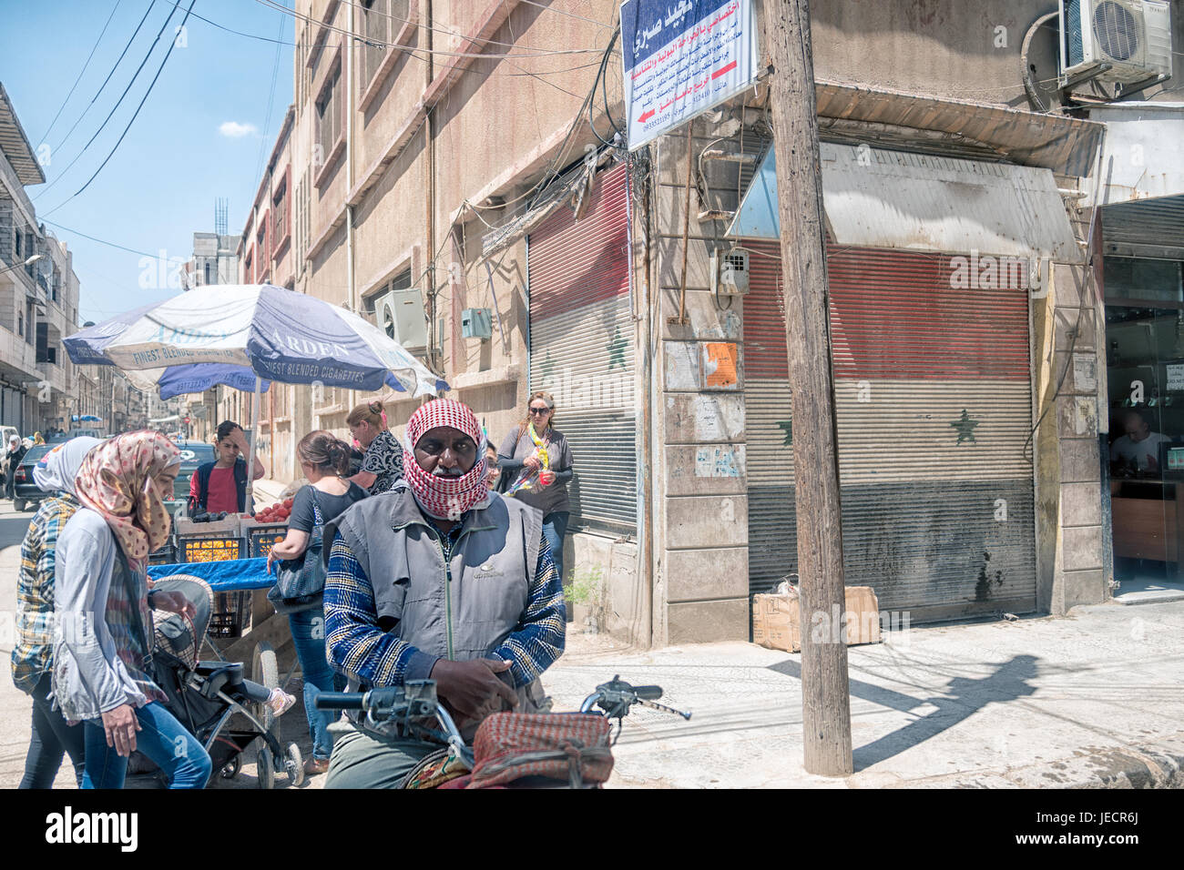 Street scene in Hasakeh, Syria Stock Photo - Alamy