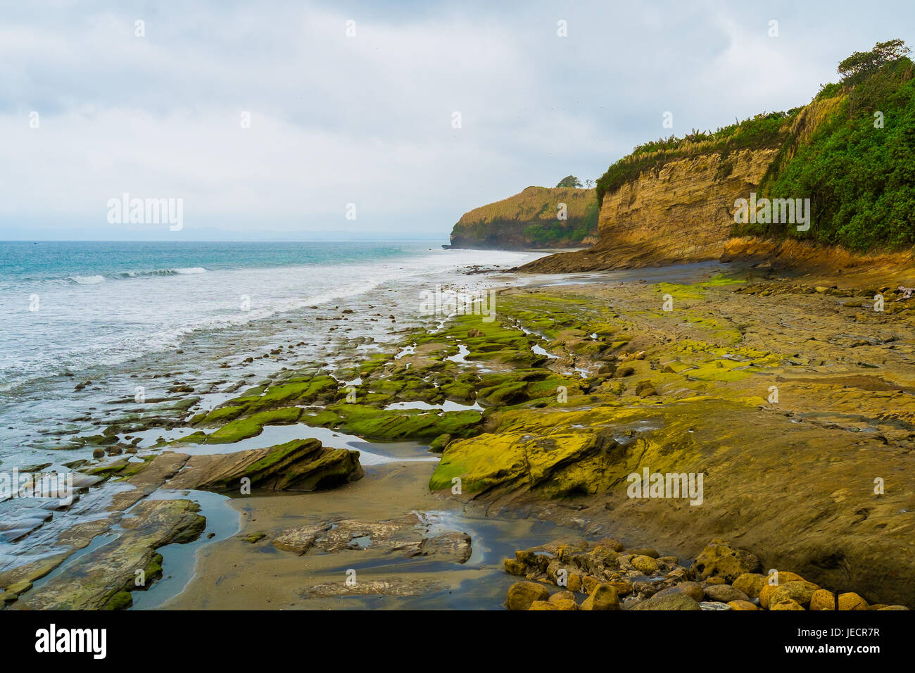 Wild coast near the village of Mompiche, Ecuador Stock Photo - Alamy