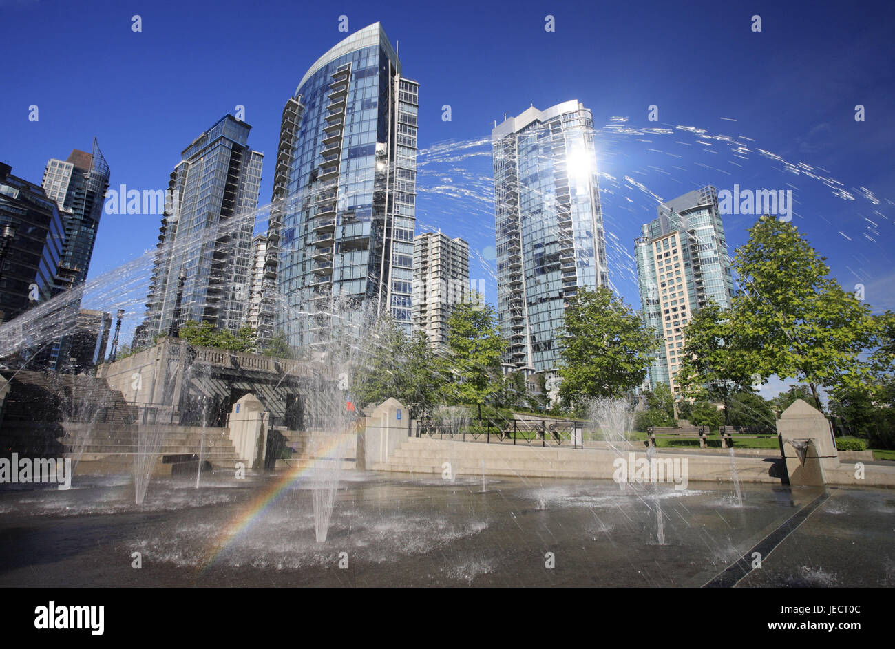 Canada, British Columbia, Vancouver, skyline, architecture, high rises ...