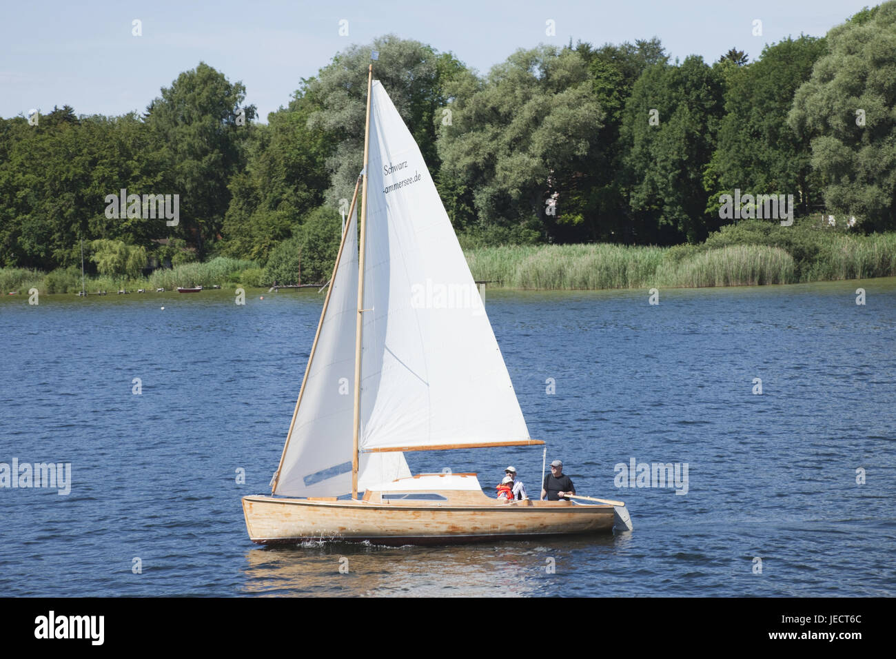 Germany, Bavaria, Ammersee, sailboats Stock Photo - Alamy