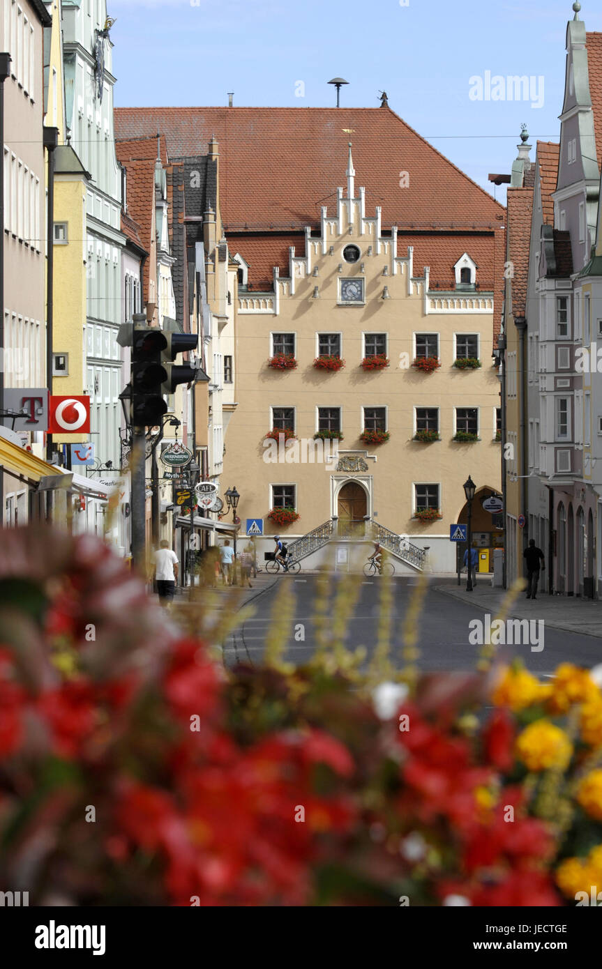 Germany romantic street donauwoerth town hi-res stock photography and ...