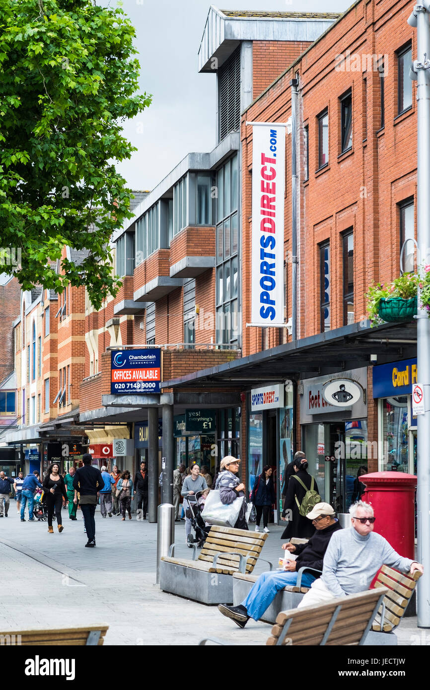 Harrow Town centre, suburban town in North West London, England, U.K ...
