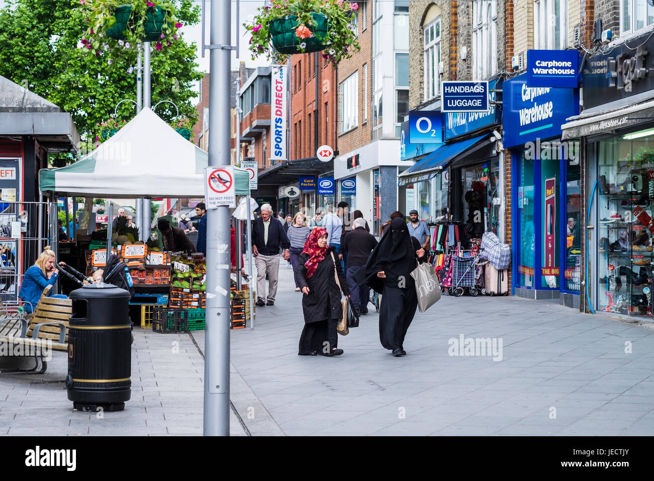Harrow Town centre, suburban town in North West London, England, U.K ...
