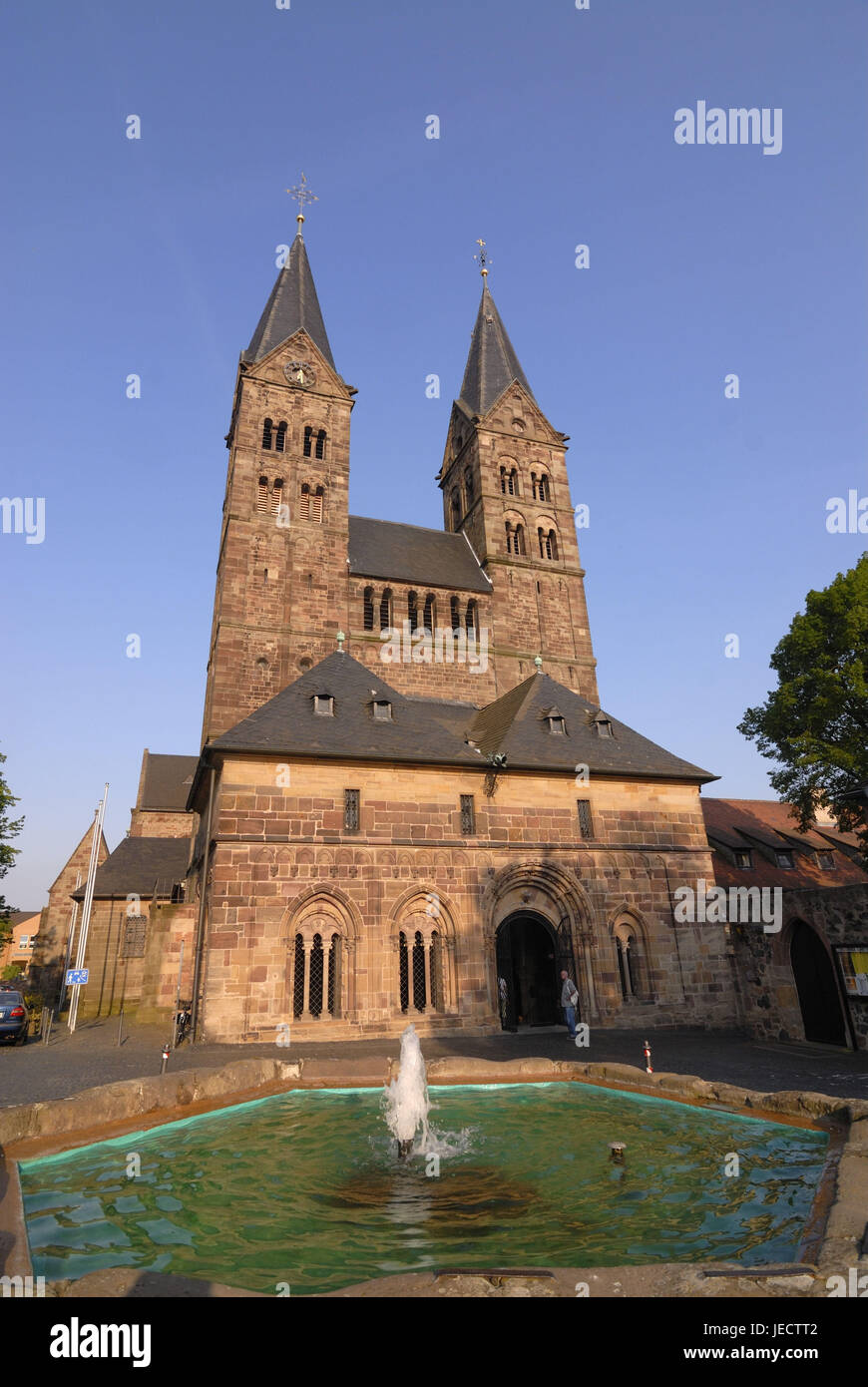 Cathedral 'Saint Peter', Fritzlar, Hessian, Germany Stock Photo - Alamy