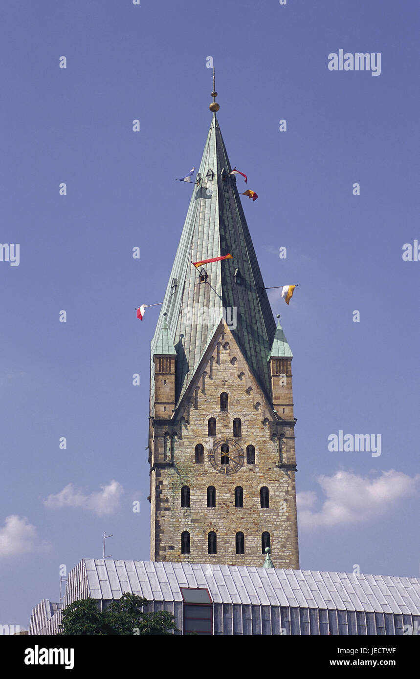 Germany, North Rhine-Westphalia, Paderborn, cathedral, St. Liborius ...