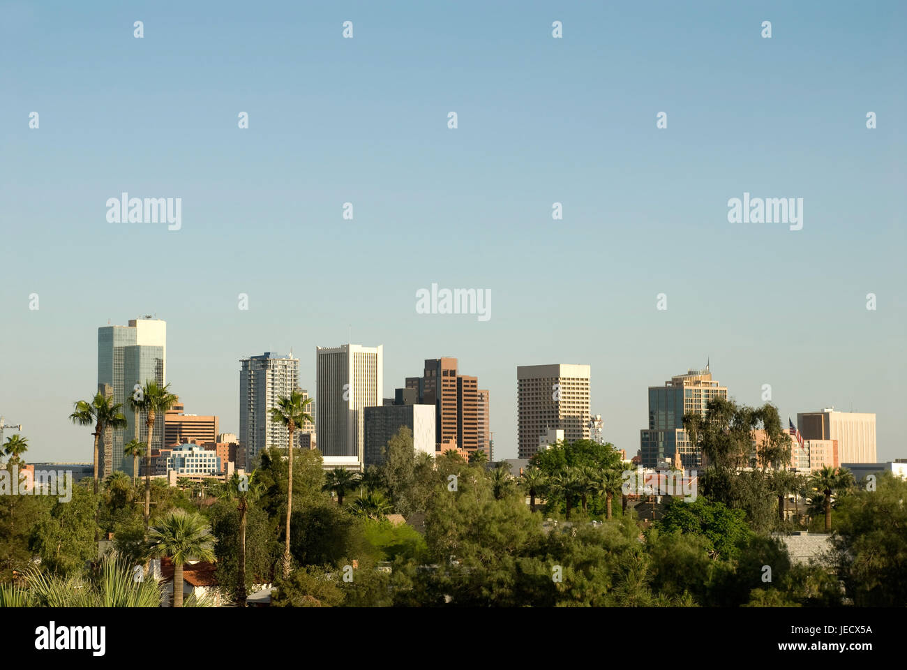 Skyline of downtown Phoenix, Arizona Stock Photo - Alamy