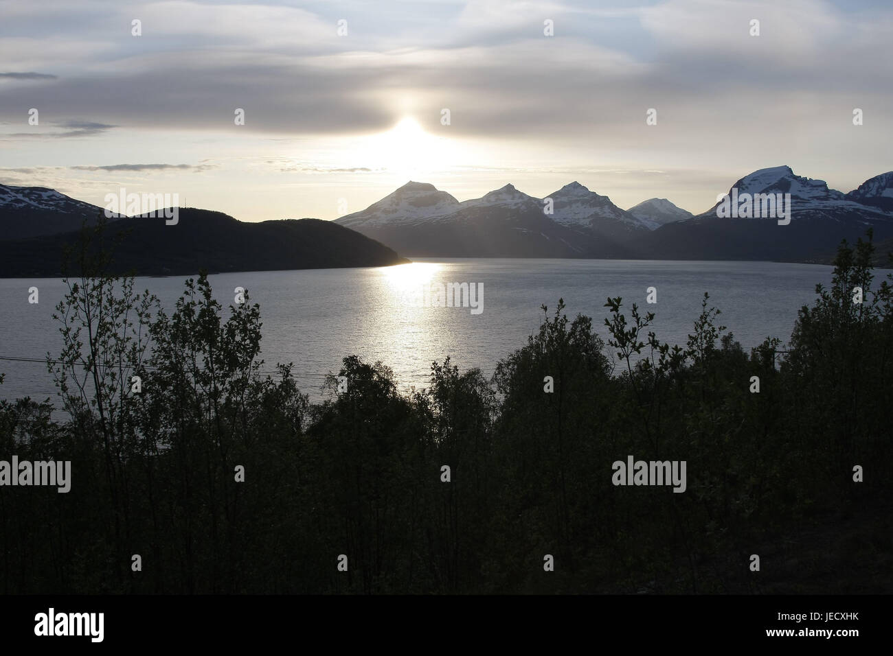 Coastal scenery in the environment of Tromso Stock Photo - Alamy