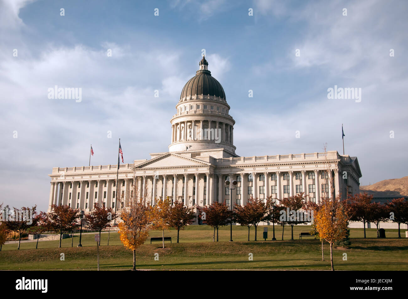 Utah State Capitol Building located in Salt Lake City, Utah, in the ...