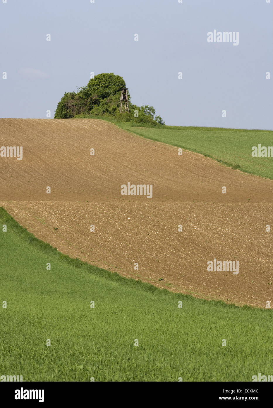 Austria, Upper Austria, Innviertel, field churches, field scenery Stock ...