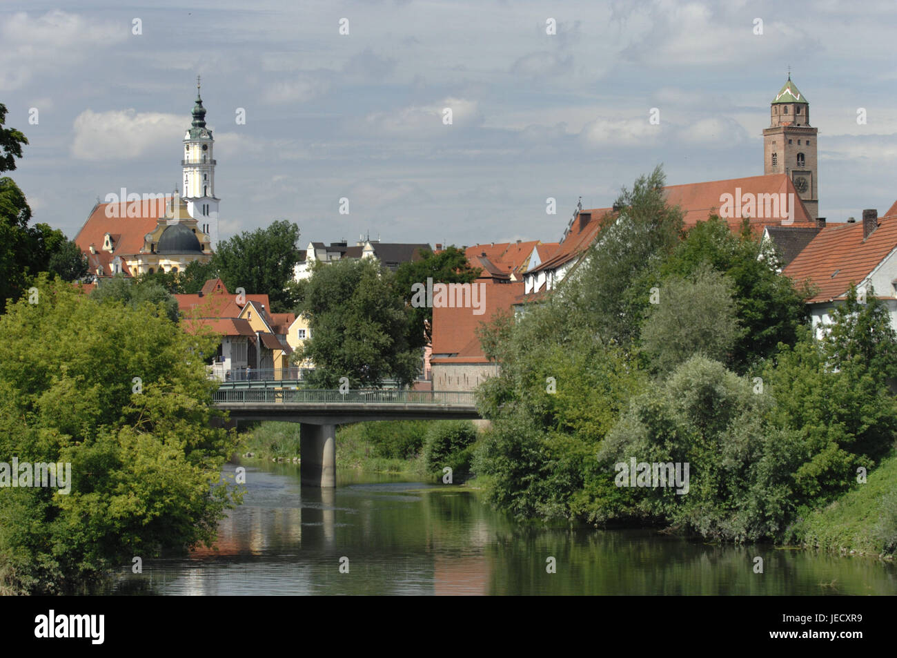 Germany romantic street donauwoerth town hi-res stock photography and ...