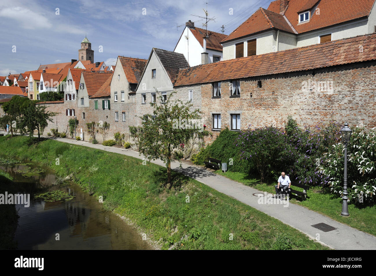 Germany bavaria donauwoerth houses hi-res stock photography and images ...