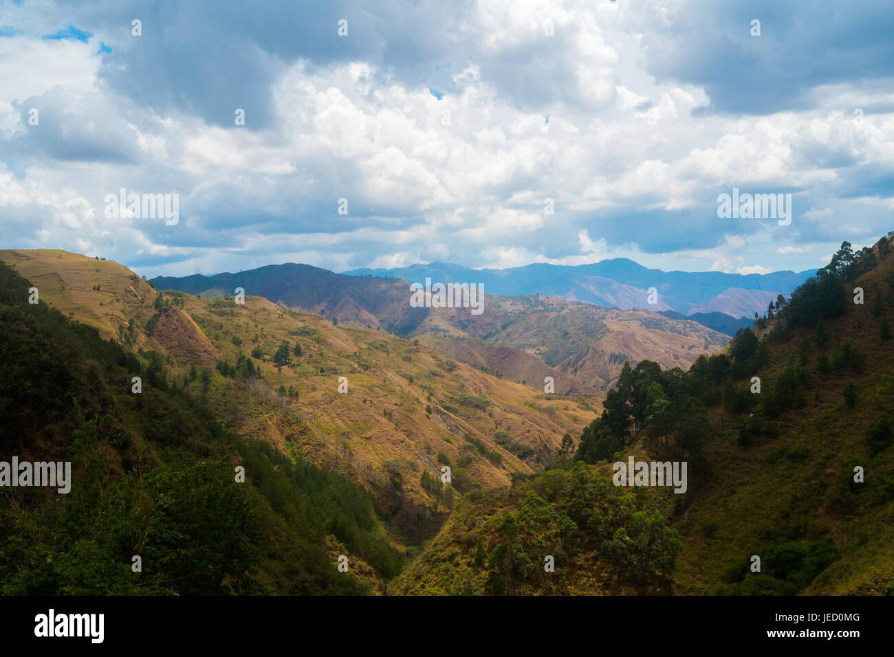 Landscape in Vilcabamba valley, Ecuador Stock Photo - Alamy