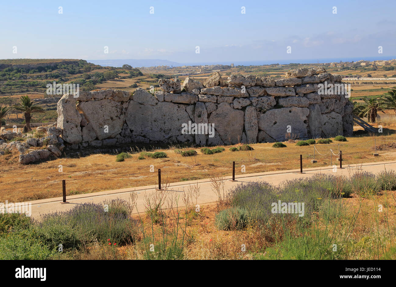 Ggantija neolithic megalithic 5500 years old prehistoric temple complex ...