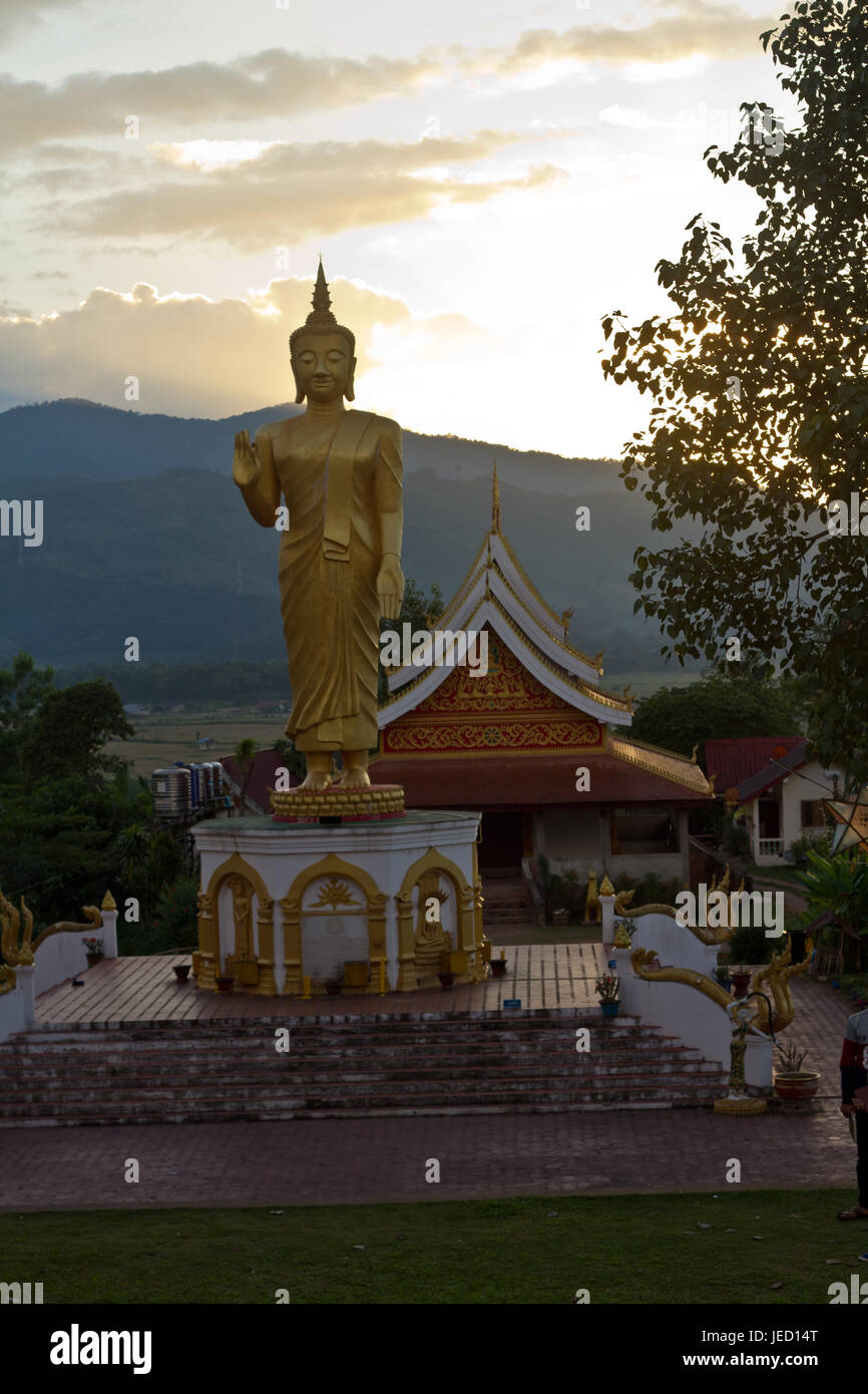 Buddha statue in Muang Xai, Laos Stock Photo - Alamy
