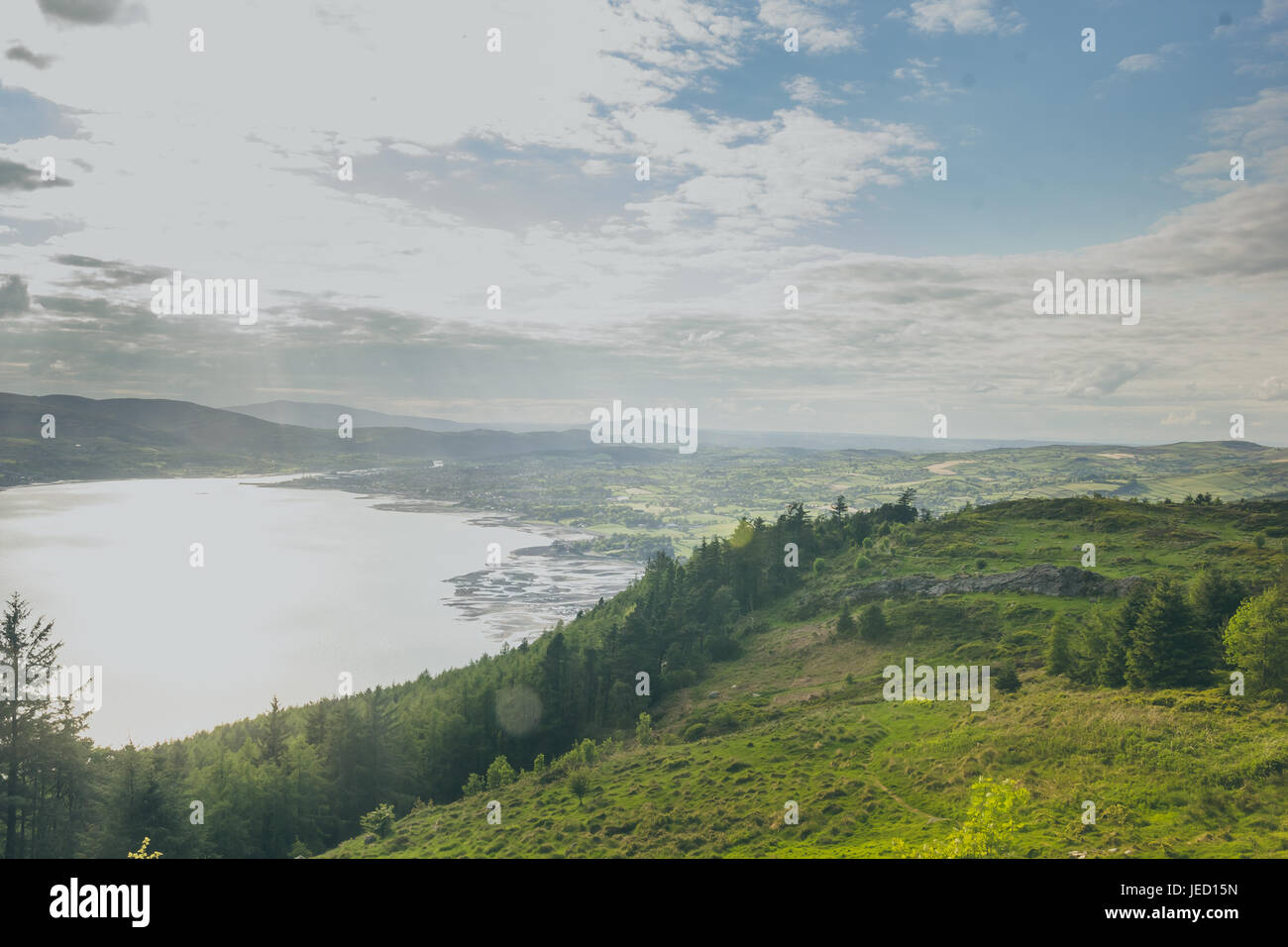 a picturesque Irish landscape with dramatic sky Stock Photo - Alamy