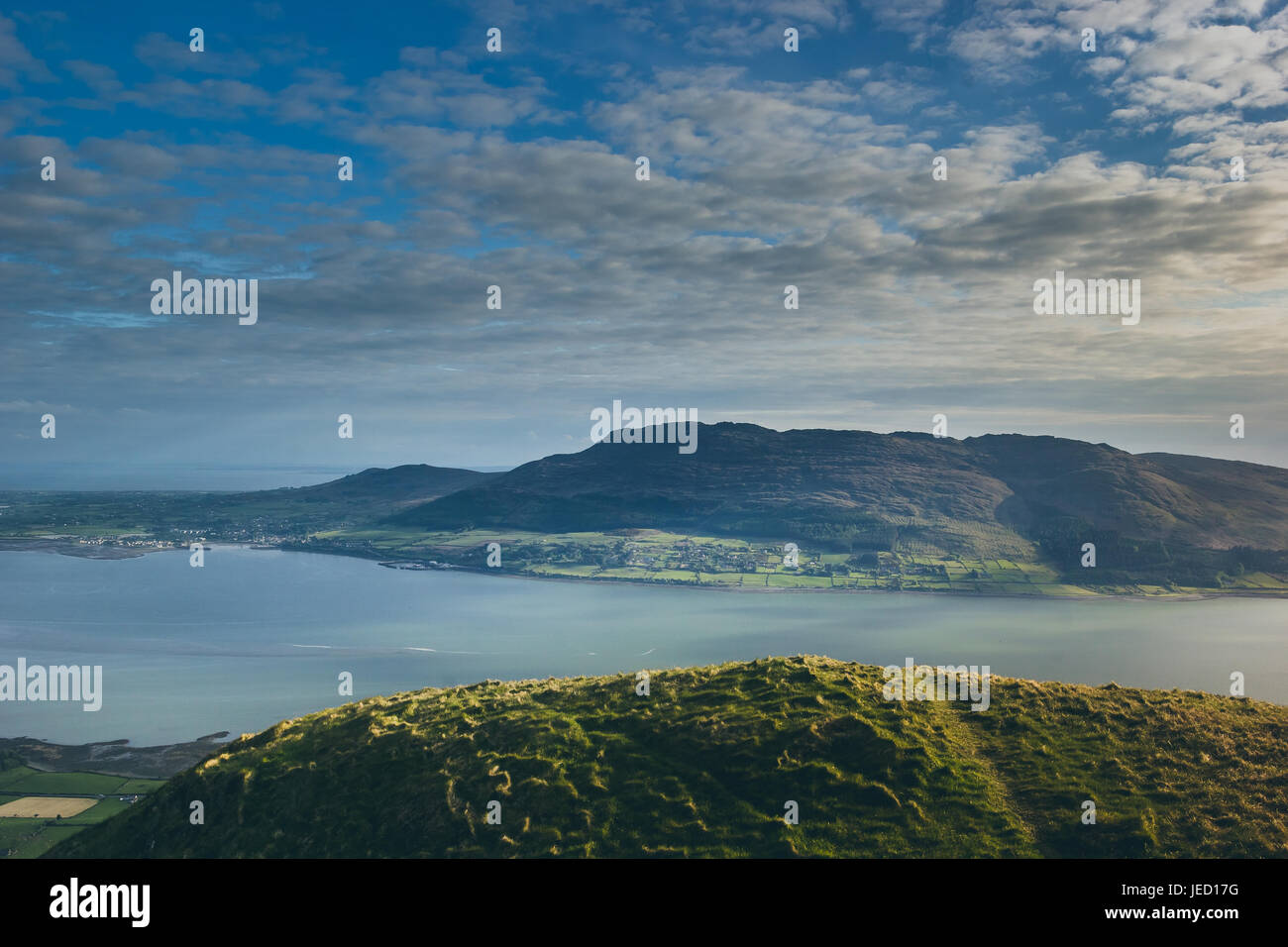 a picturesque Irish landscape with a beautiful sky Stock Photo - Alamy