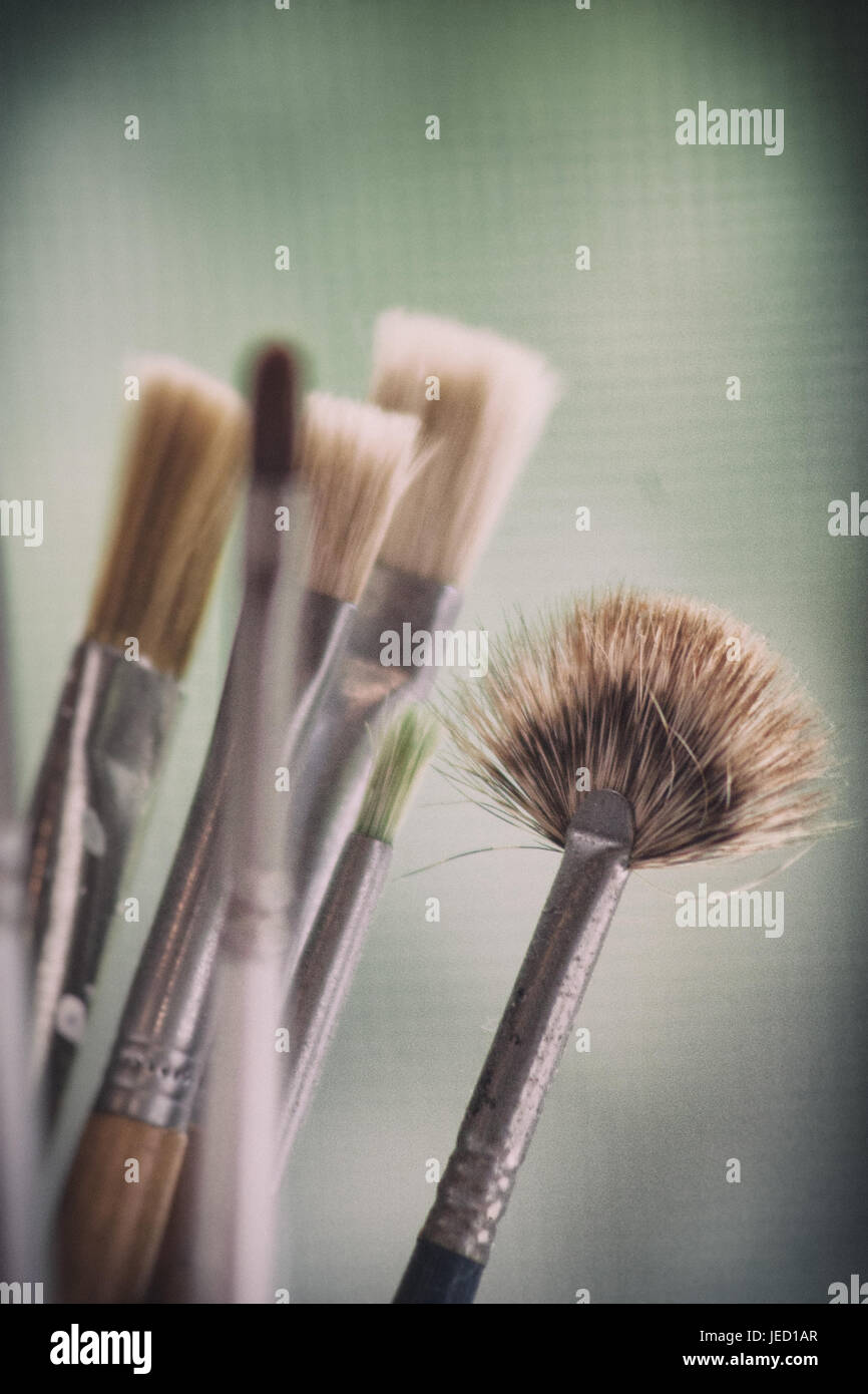 Essential tools for a talented artist Stock Photo - Alamy