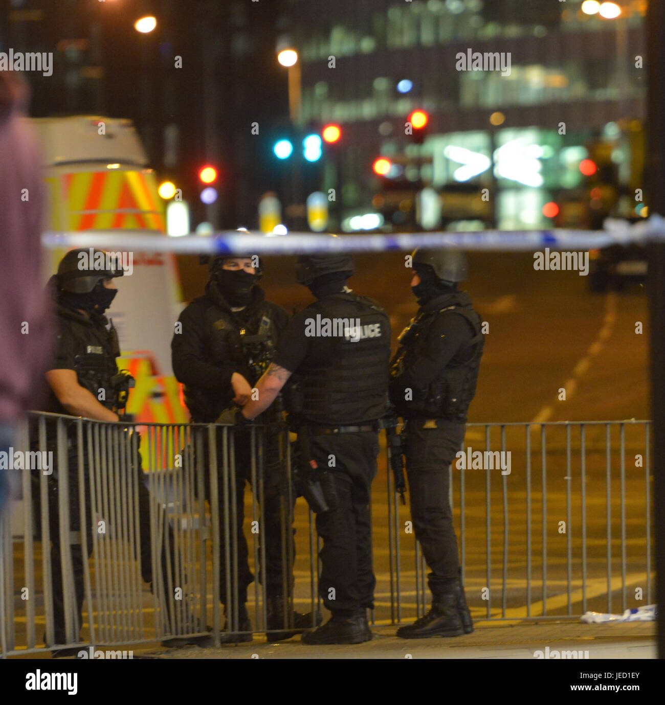 The aftermath of the terror attack at the Ariana Grande concert at the ...