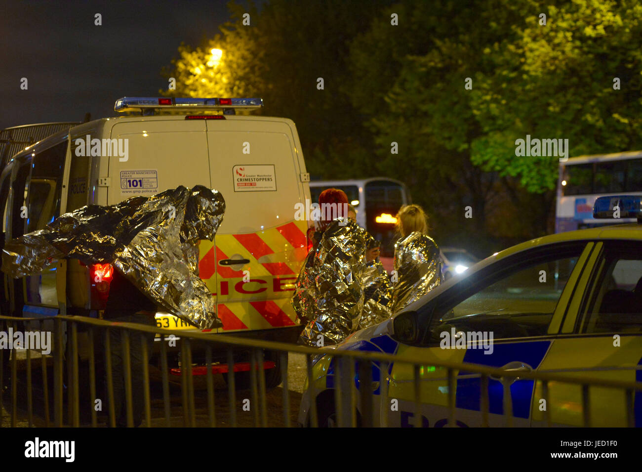 The aftermath of the terror attack at the Ariana Grande concert at the ...
