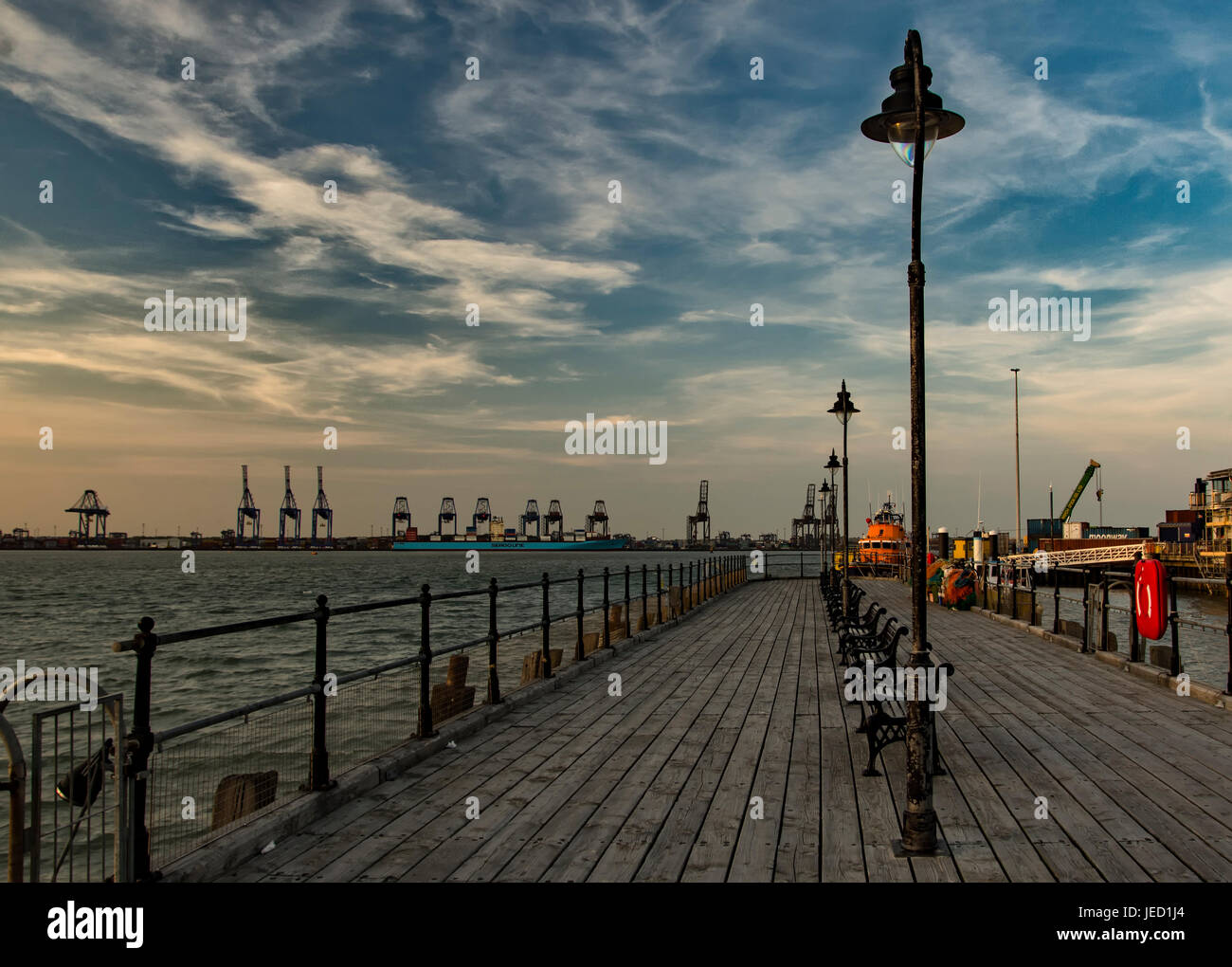 Half Penny Pier Harwich Stock Photo - Alamy