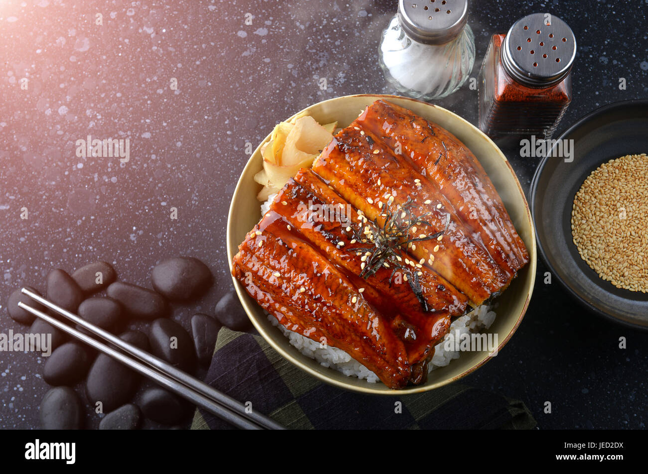 Broiled eels hi-res stock photography and images - Alamy