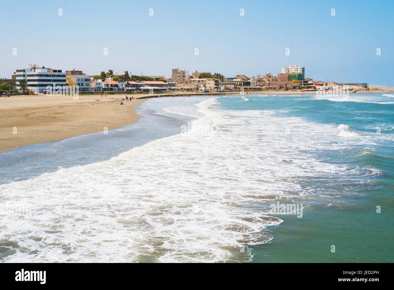 Beach of Pimentel, Chiclayo, Peru Stock Photo - Alamy