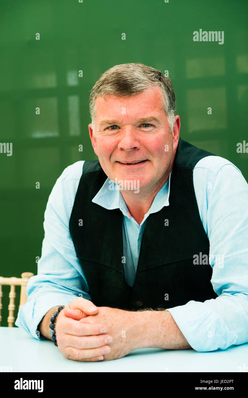 Peter Dunne , film producer and author of 'The 50 Things', at the 2017 ...