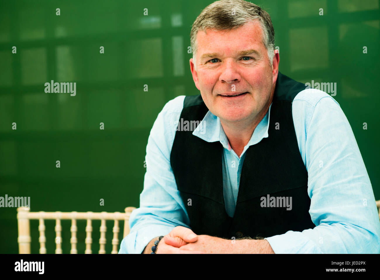 Peter Dunne , film producer and author of 'The 50 Things', at the 2017 ...