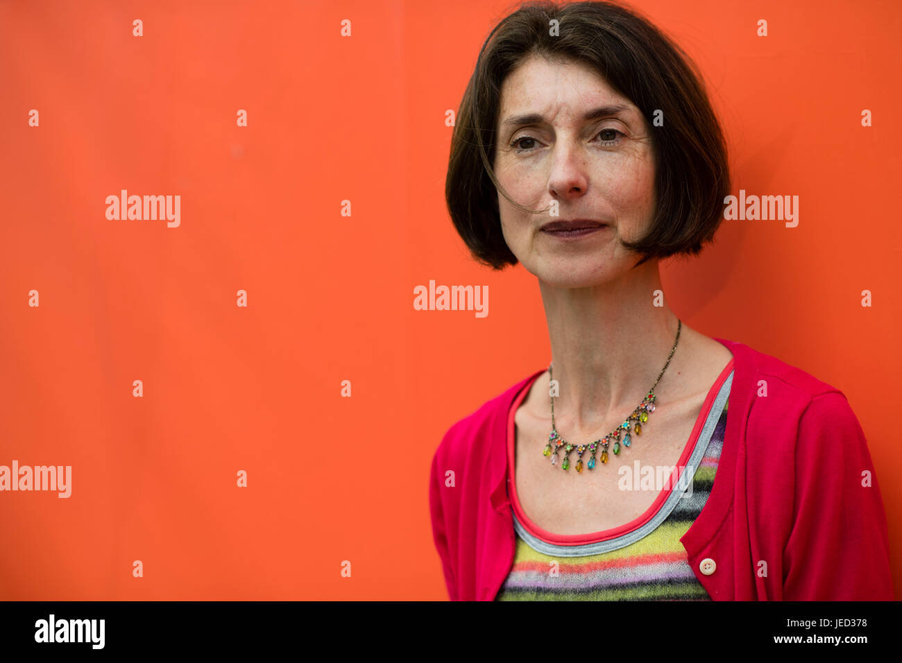 Catherine Barr, at the 2017 Hay Festival of Literature and the Arts ...