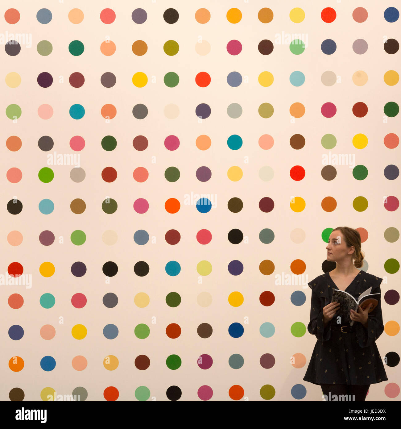 Damien hirst dots hi-res stock photography and images - Alamy