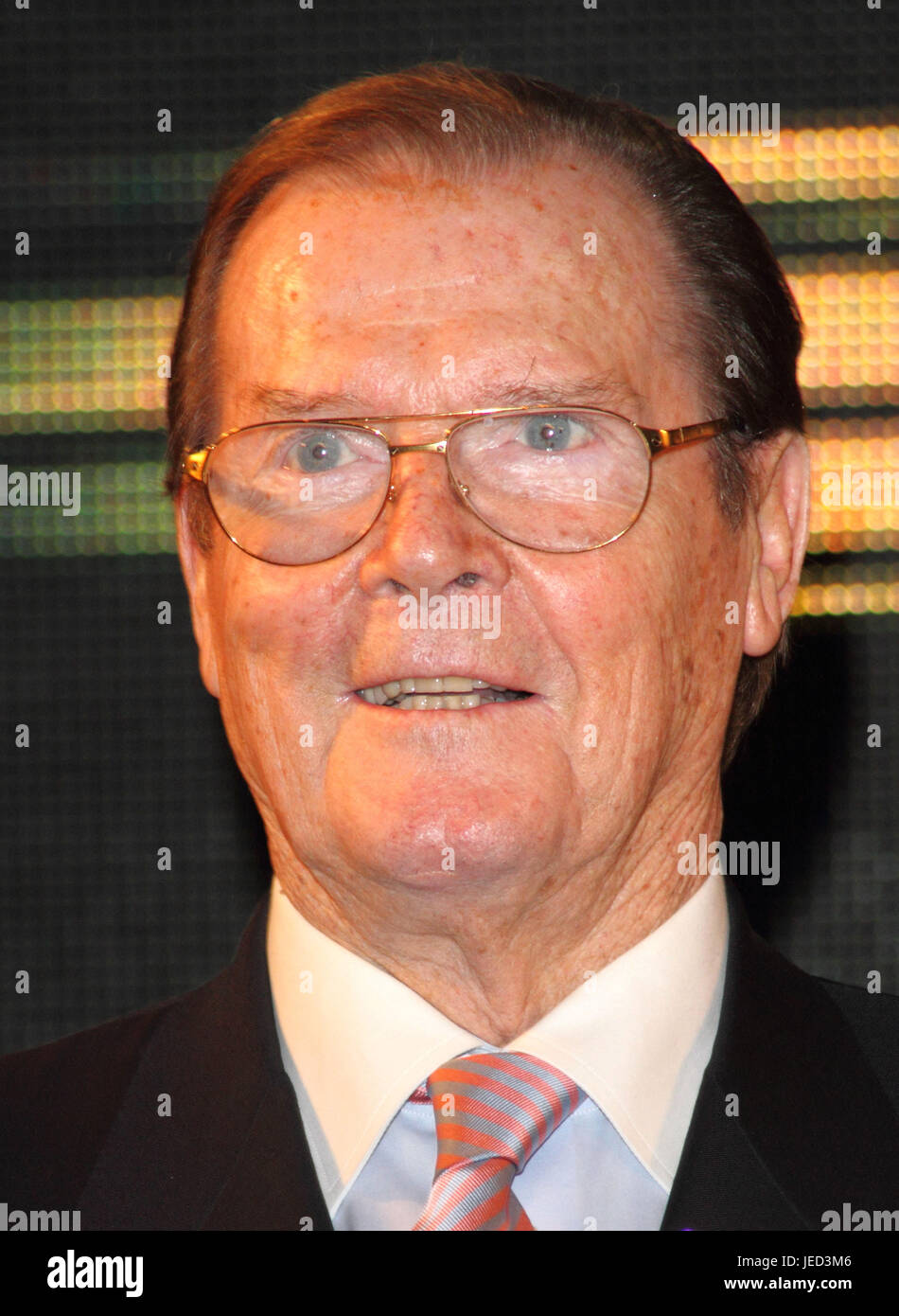 Sir Roger Moore dies at aged of 89 - archive pictures Featuring: Sir ...