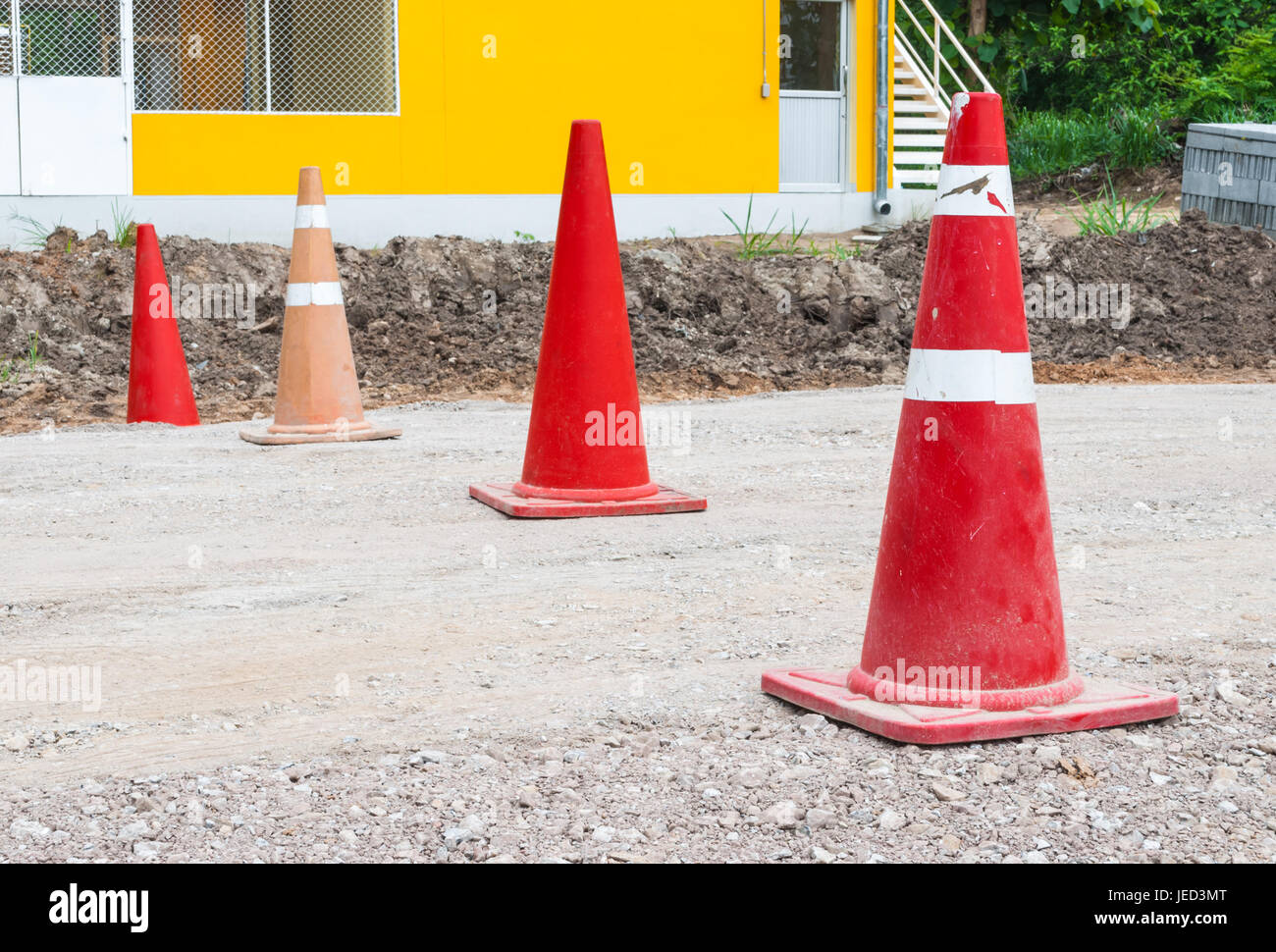 Rubber cones hi-res stock photography and images - Alamy