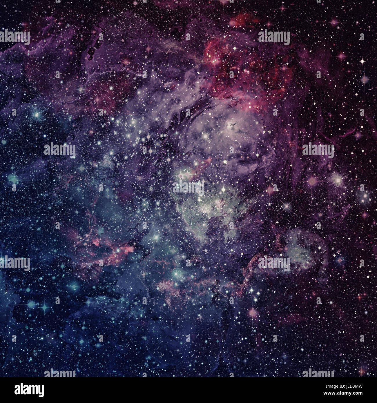 Beautiful nebula, stars and galaxies. Elements of this image furnished ...